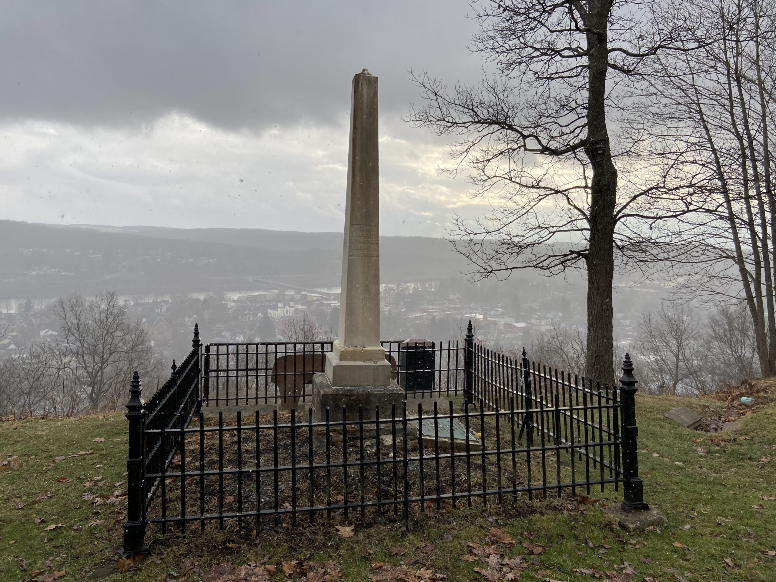 Sa Sa Na Monument In Owego Oldest In The United States Owego
