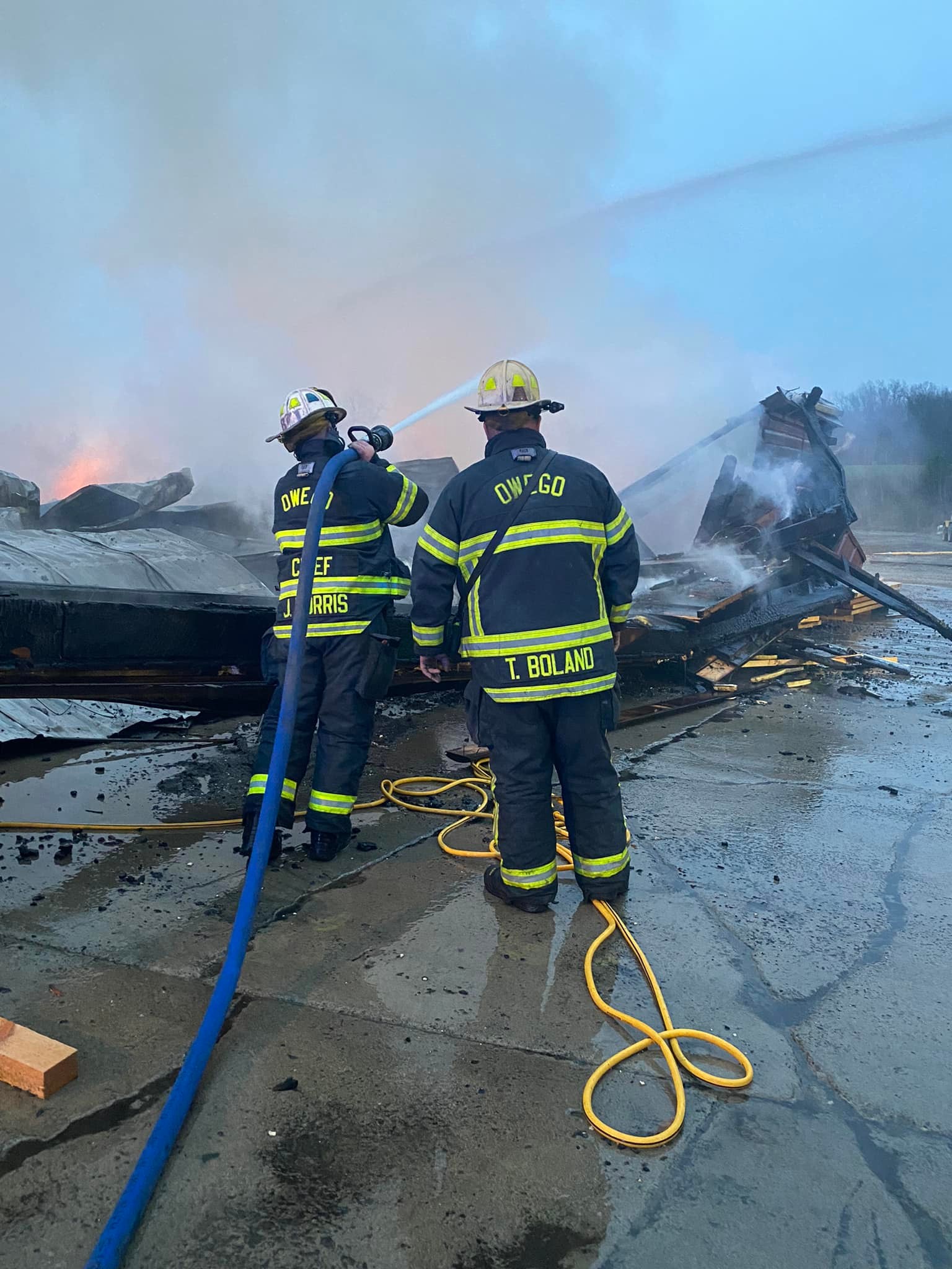 Lumber Yard destroyed following Tuesday morning structure fire - Owego ...