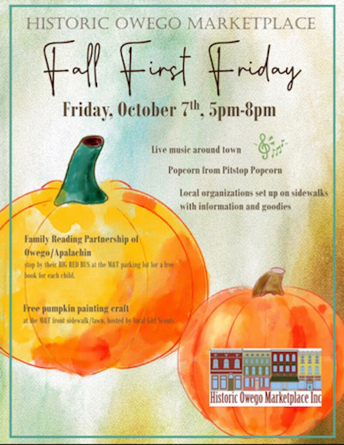 Fall Fun at October’s First Friday event - Owego Pennysaver Press
