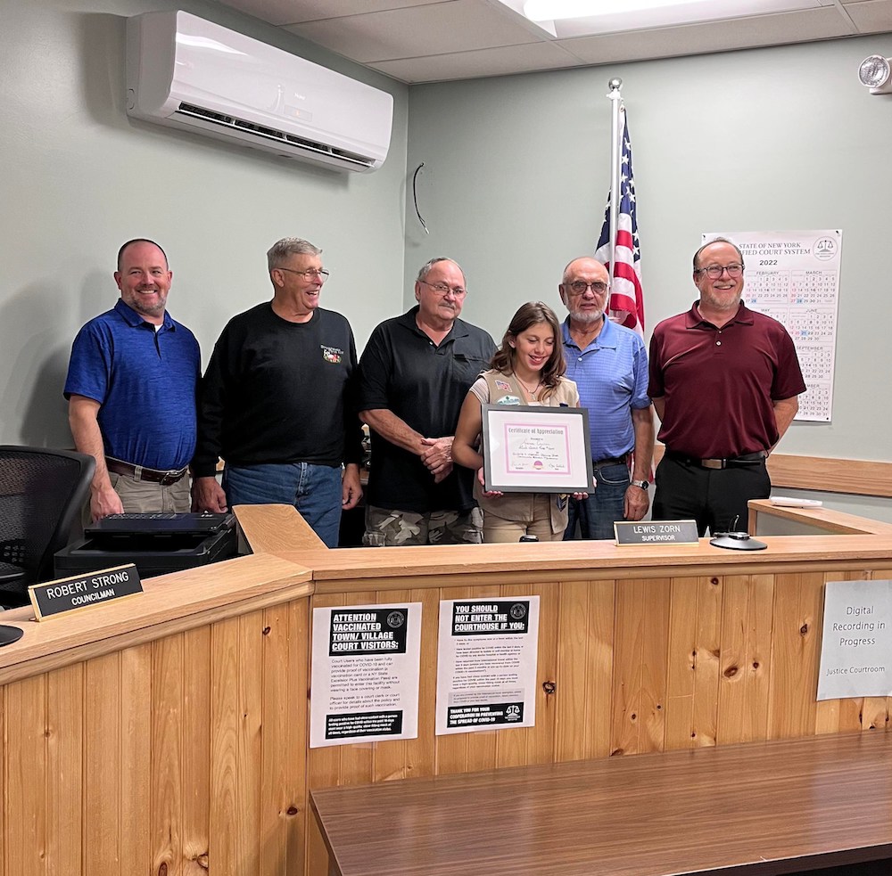 Photos: Scout awarded for garden and build project - Owego Pennysaver Press