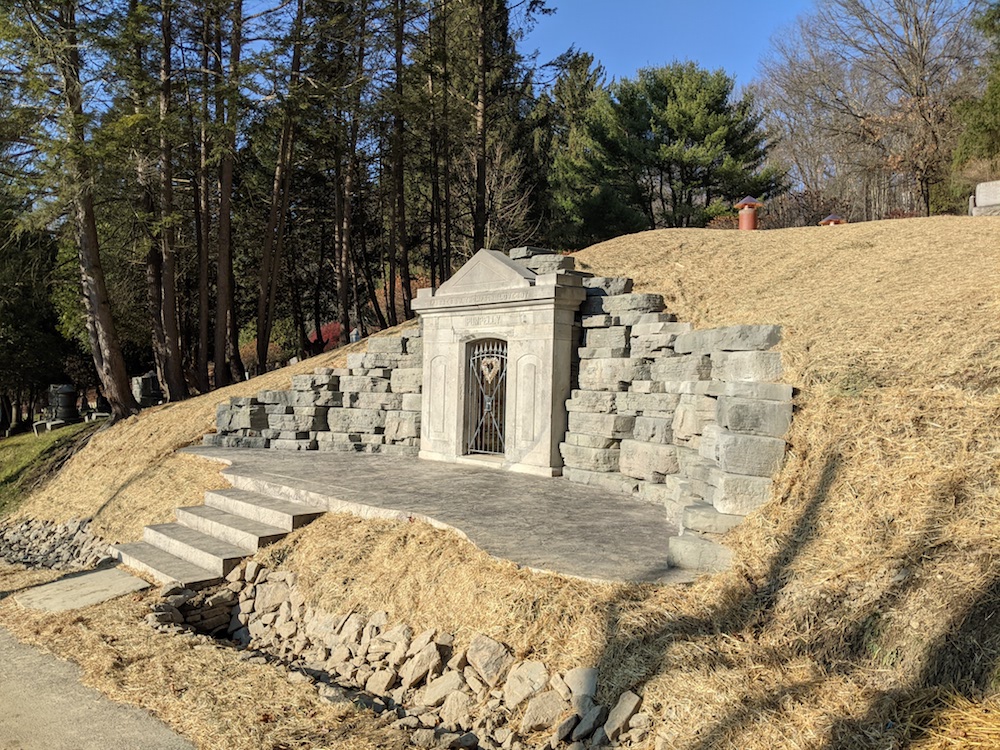 Photos: Work completed on cemetery crypt - Owego Pennysaver Press