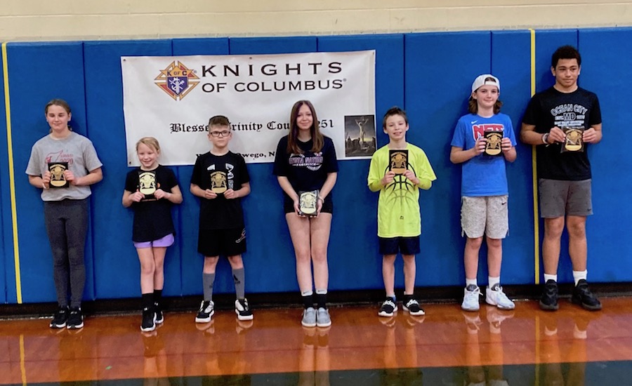 Tioga County Knights of Columbus Crown Free Throw Champions - Owego ...
