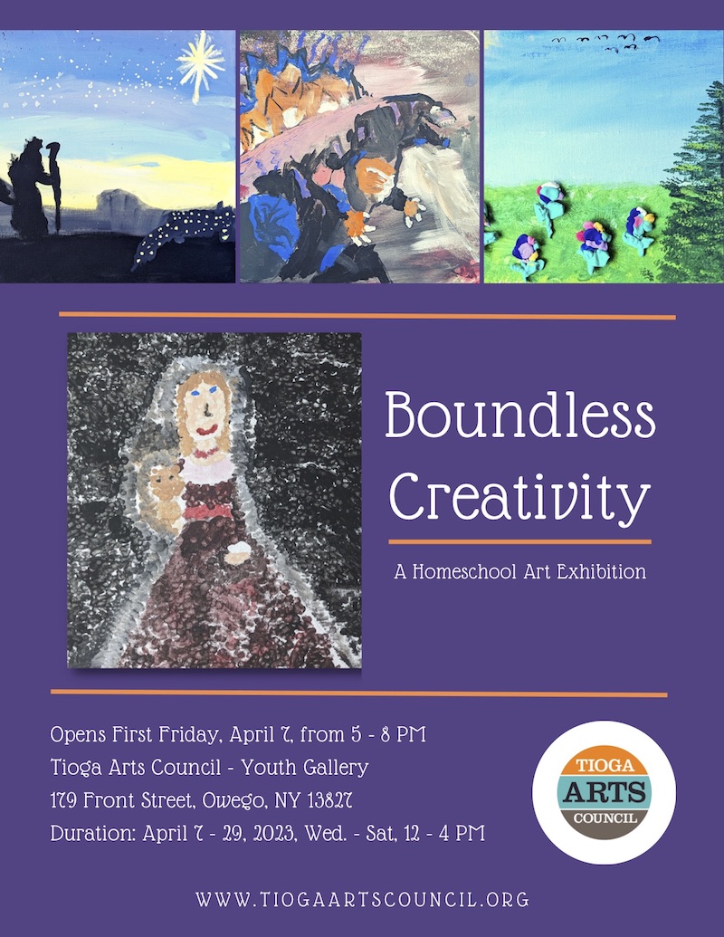 Boundless Creativity: A Homeschool Art Exhibition - Owego Pennysaver Press