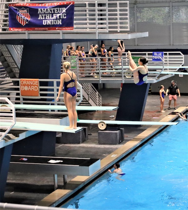 Owego Diver Kaelyn Katchuk Competes at the AAU National Championships ...