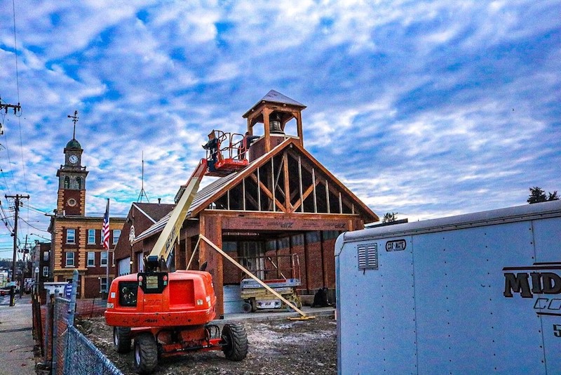 Historic Central Fire Station Bell Installed in Steamer House; 1911 ...
