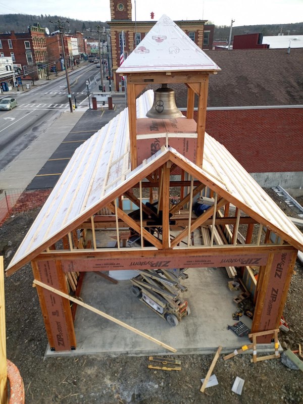 Historic Central Fire Station Bell Installed in Steamer House; 1911 ...