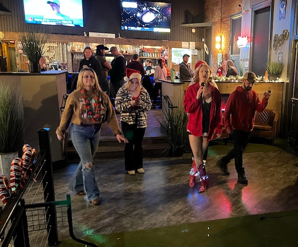 Christmas-themed line dancing offered to everyone, from beginners to ...