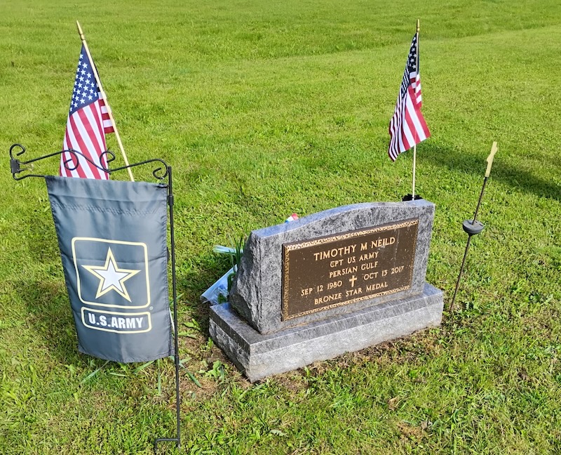 Captain Timothy M. Neild honored, graveside - Owego Pennysaver Press