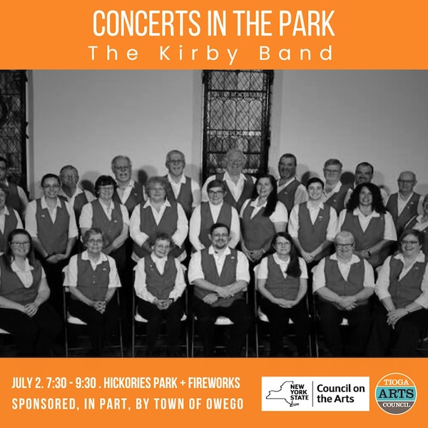 Concerts in the Park kicks off on July 2 with The Kirby Band - Owego ...